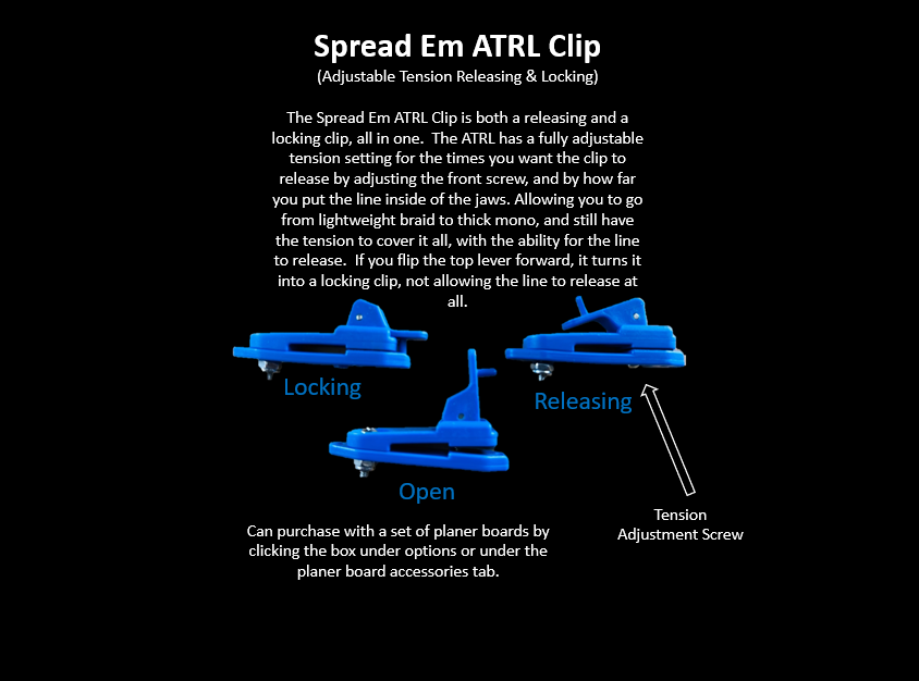 Spread Em ATRL (Adjustable Tension Releasing & Locking) Clips | Spread ...