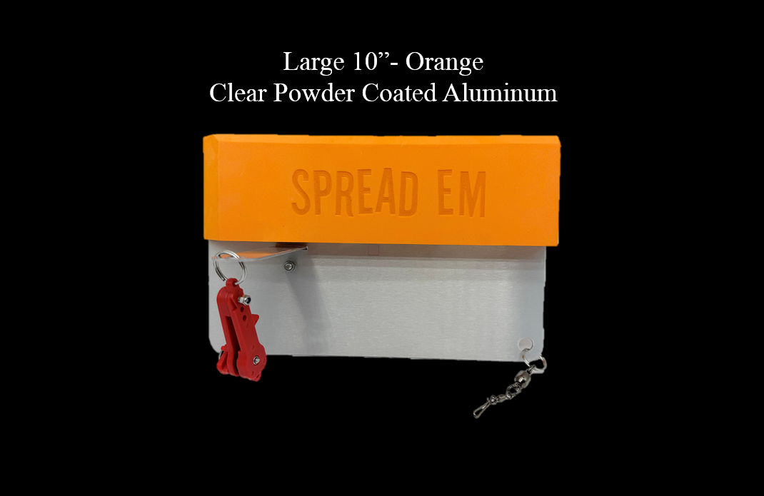 Spread Em Planer Boards 10" Orange | Spread Em Planer Boards
