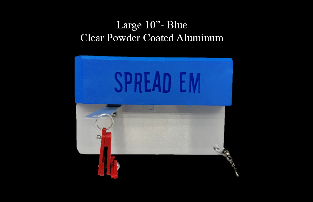Spread Em Planer Boards 10" Blue | Spread Em Planer Boards