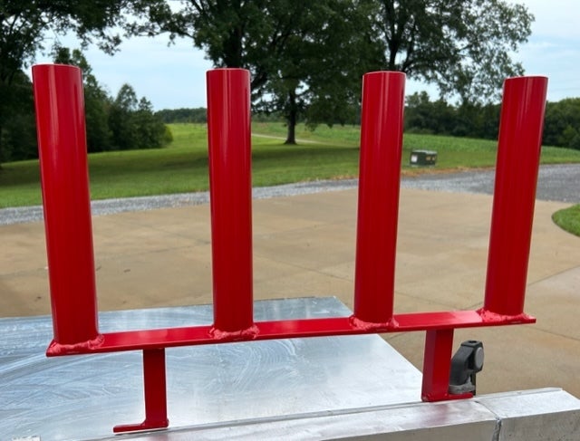 Vertical Tube Rod Storage - Over the Grabrail - SeaArk Boats | Spread ...